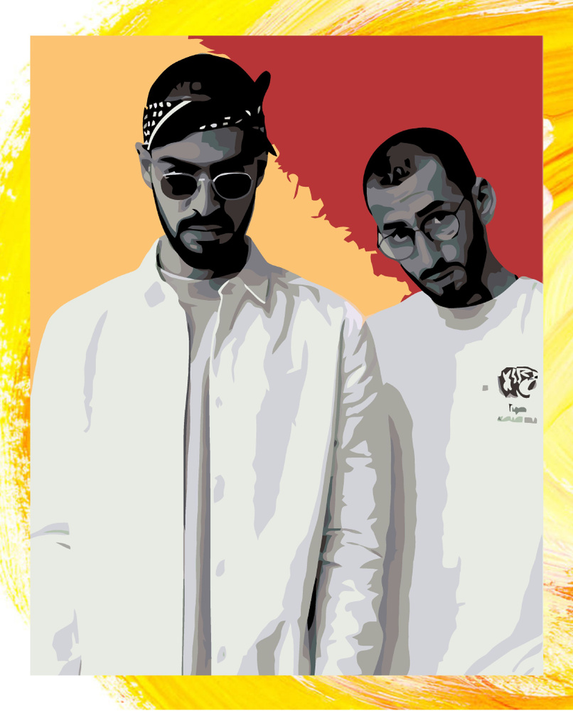 Картина по номерам Мияги и Эндшпиль Арт / Miyagi & Andy Panda Art холст ...