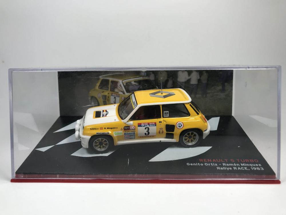 Модель автомобиля RENAULT 5 Turbo #3 Genito Ortiz-Ramon Minguez 1983 ...