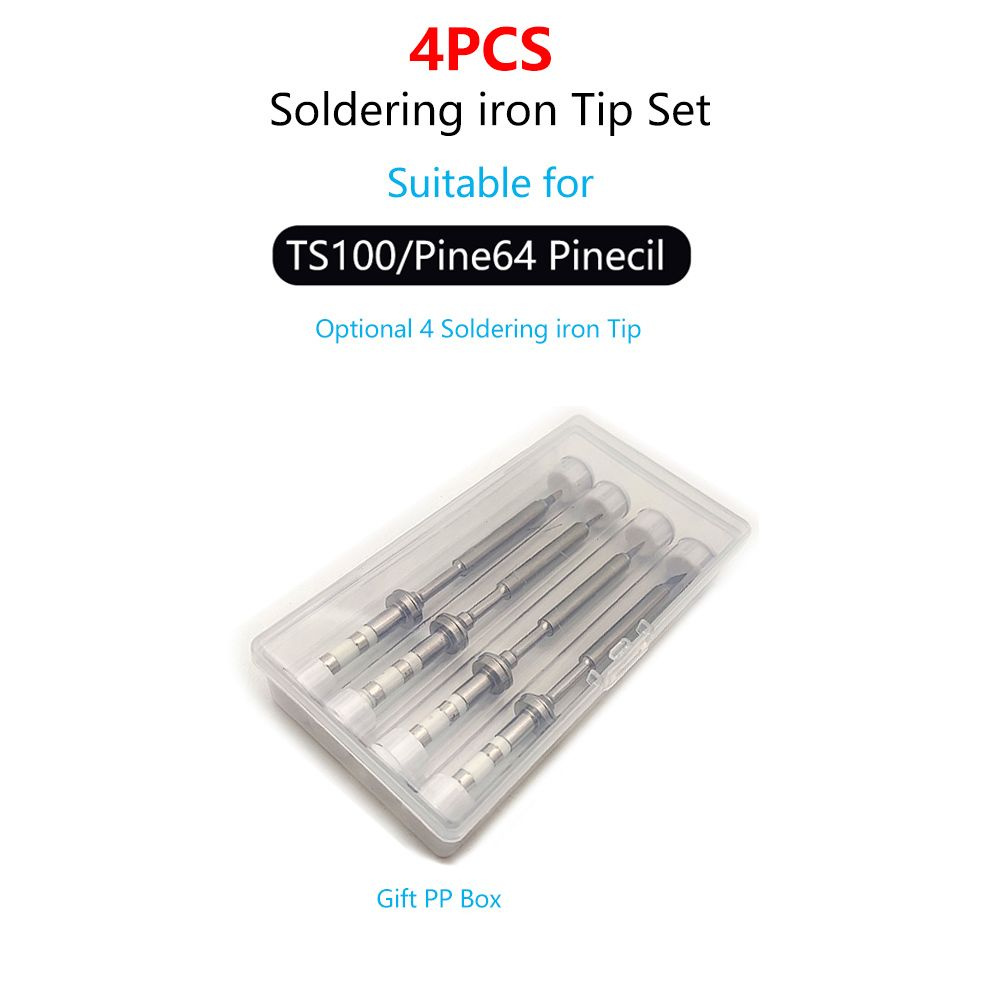 TS-BC2 KU C1 ILS комплект из 4 шт, поддерживающий замену трубок TS100 TS101 и Pine64 Pinecil ...