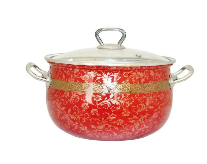 Кастрюля Interos, Эмалированная сталь, 5,1 л - купить по выгодной цене ...