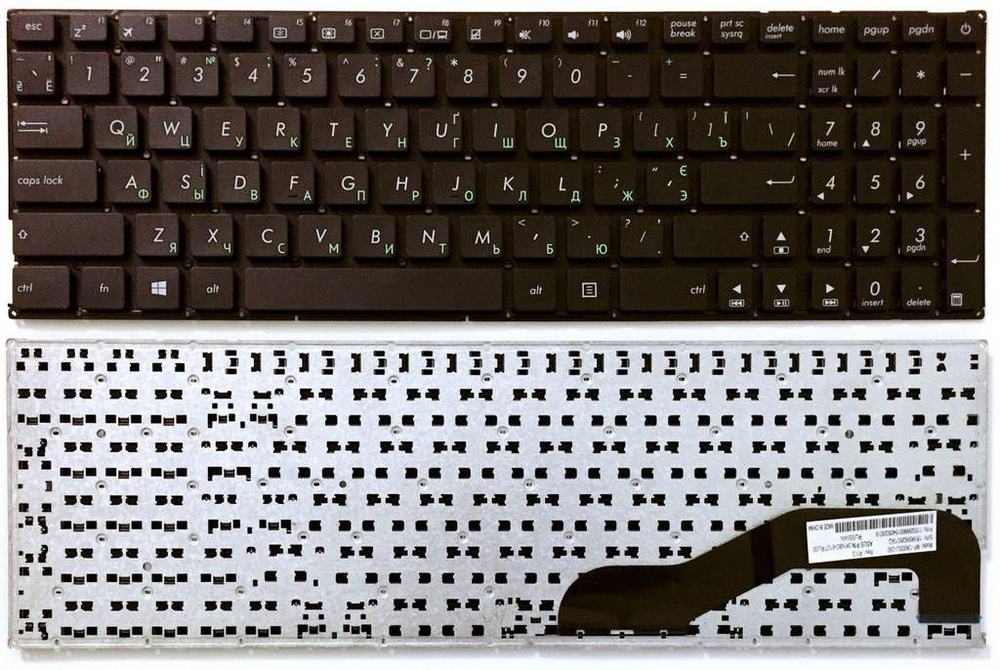 Клавиатура Asus X540S, F540S, R540S (черная) без рамки - купить с ...