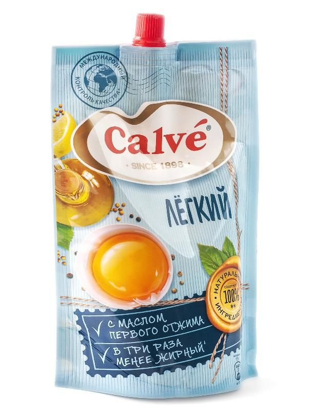 Соус майонезный CALVE легкий, 400 гр * 4 шт. - купить с доставкой по выгодным ценам в интернет ...