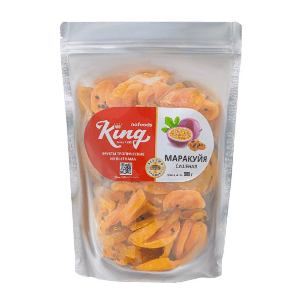 Маракуйя сушёная "King" 100% натуральная, упаковка - 500г - купить с ...