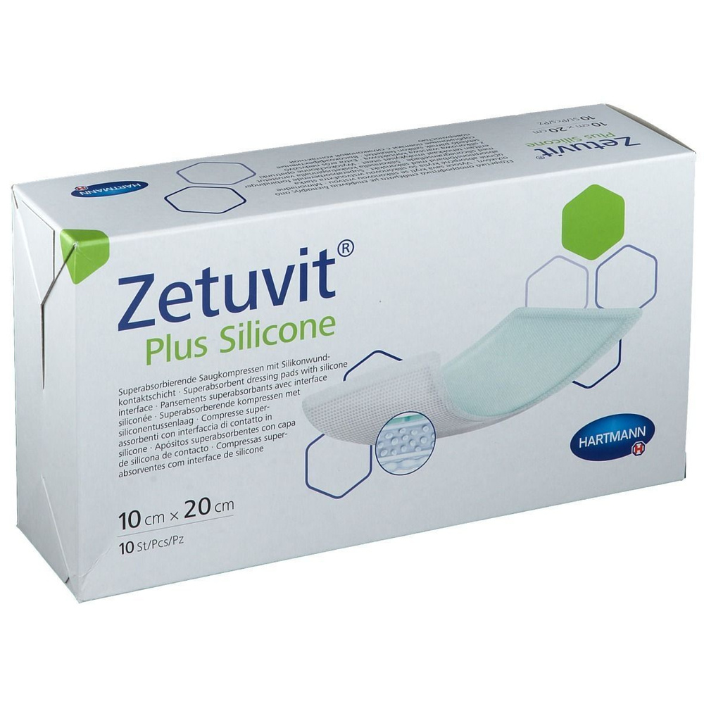 Повязка zetuvit silicon 10x20 - купить с доставкой по выгодным ценам в ...