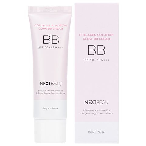 NEXTBEAU Collagen Solution Glow BB Cream SPF 50+/PA+++ 01 Light Beige Омолаживающий ББ крем с ...