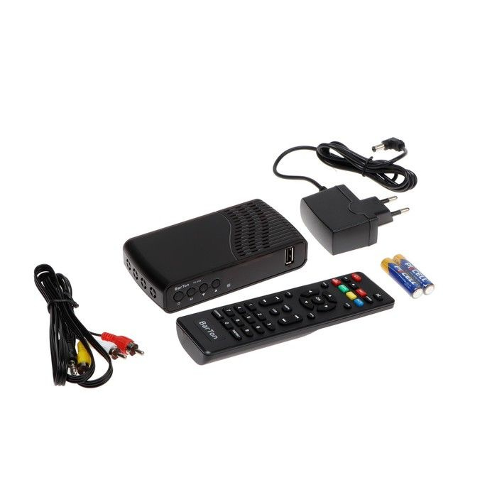 Приставка для цифрового ТВ BarTon TH-563, FullHD, DVB-T2, HDMI, USB ...