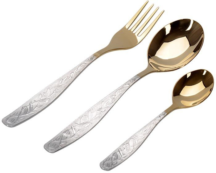 Набор столовых приборов НЫТВА Уралочка (М13) с НТП, 18 предметов ...