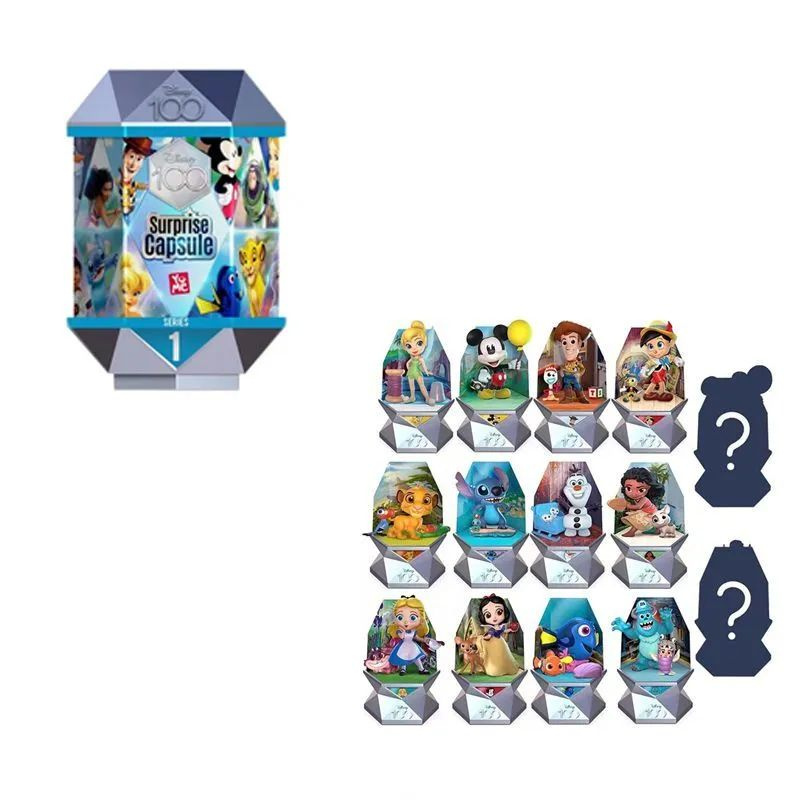 Disney 100 Surprise Mystery Capsules с редкими фигурками персонажей Для ...