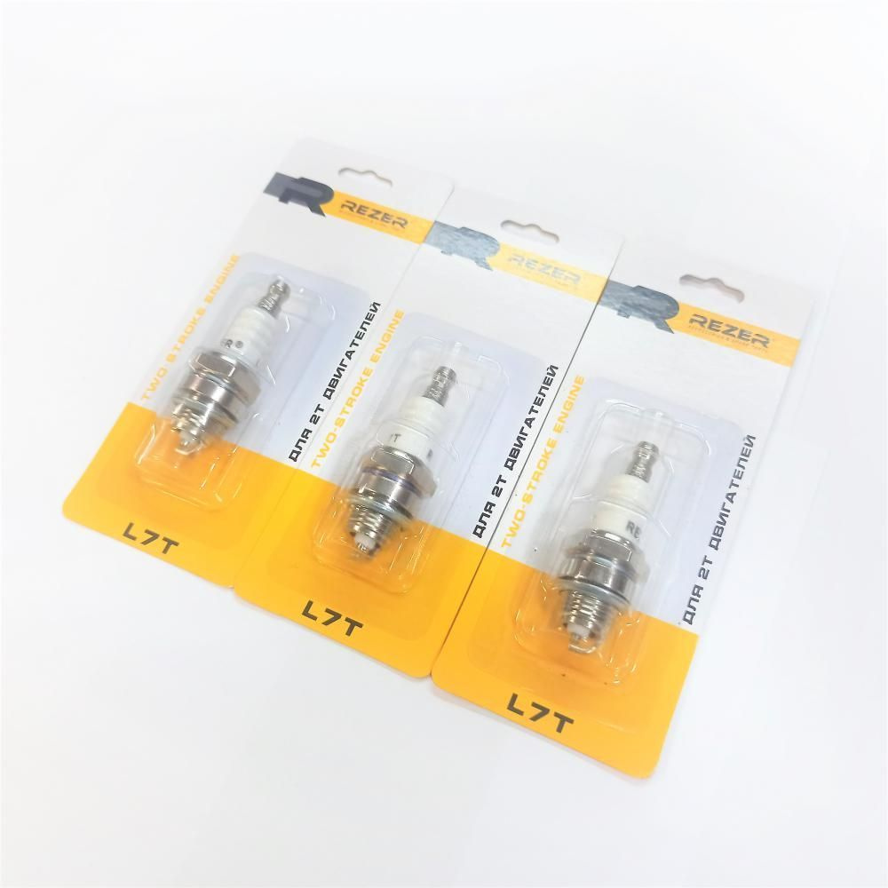 Оснастка для садовой техники Свеча зажигания L7T Rezer для 2 тактных ...