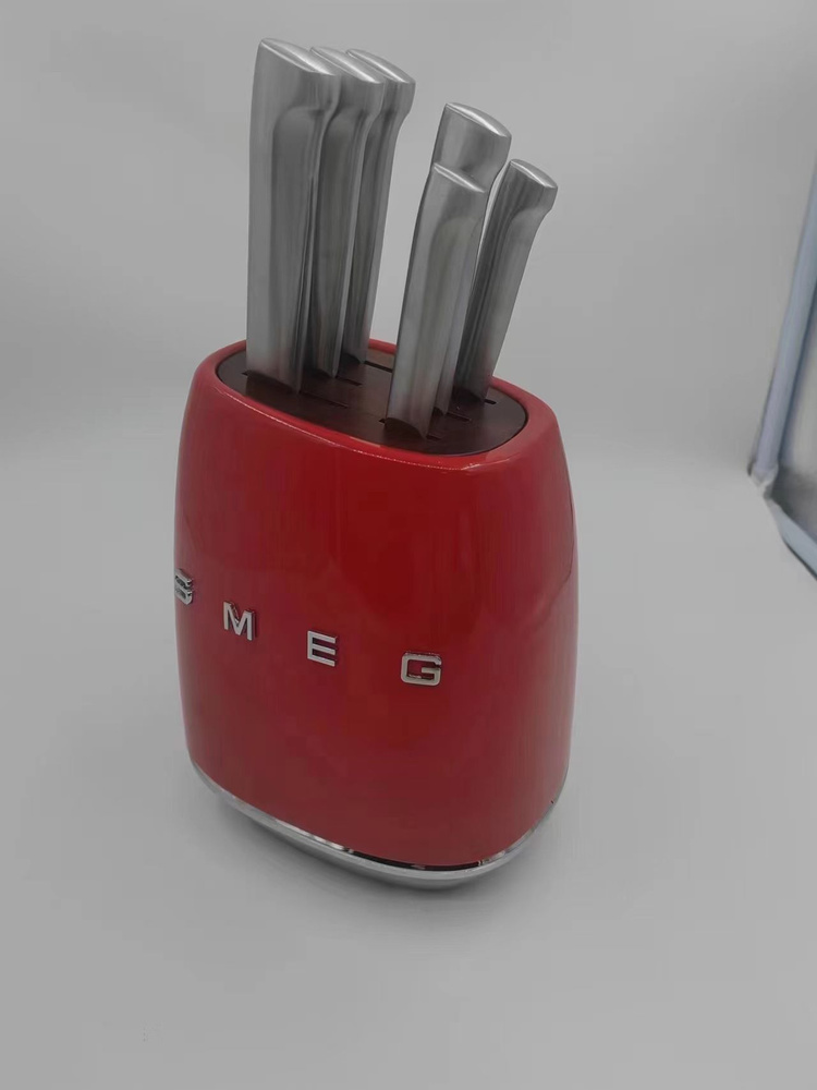 Набор кухонных ножей Smeg, Нержавеющая сталь купить по низкой цене с ...