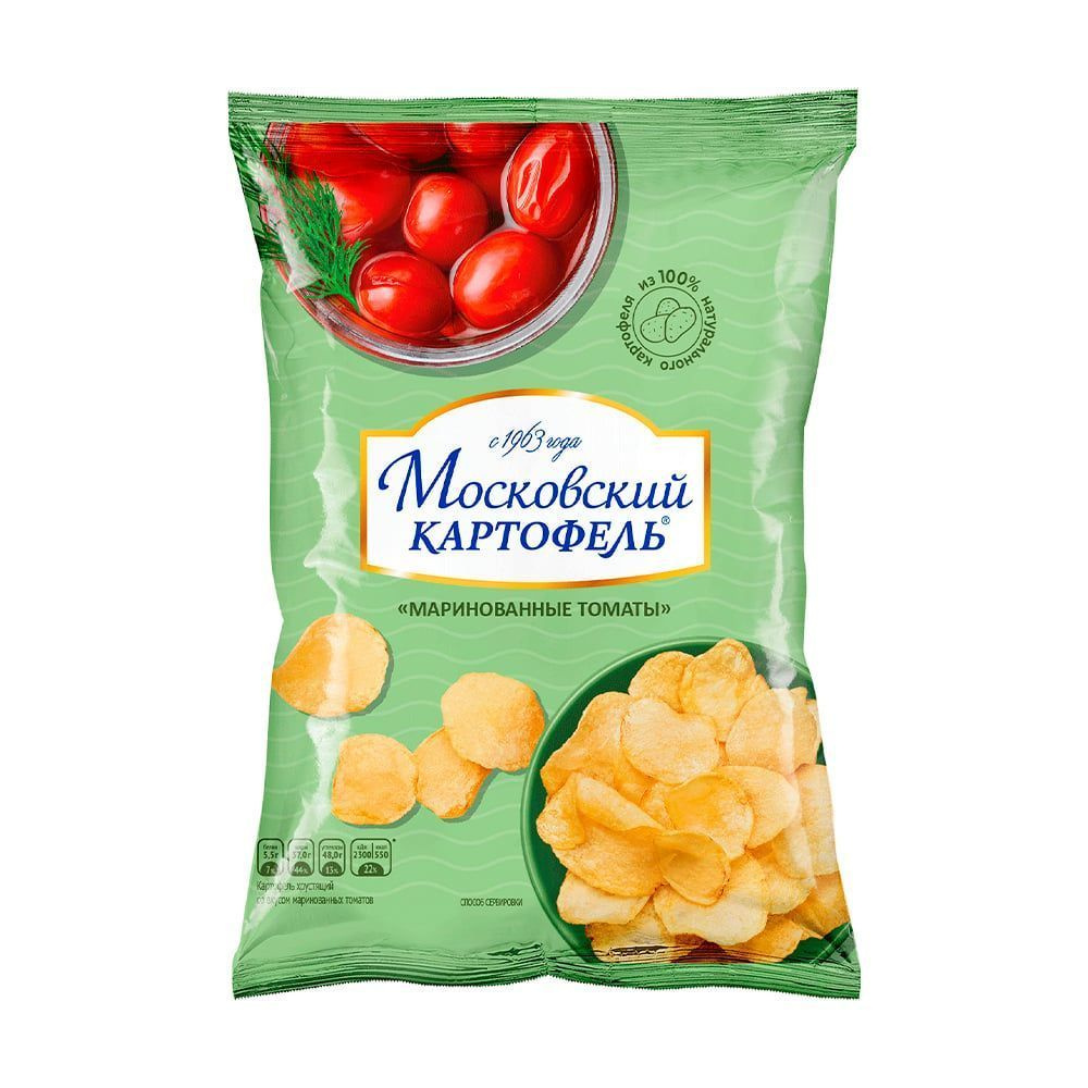 Чипсы, Московский картофель, 40 г, Маринованные томаты - купить с ...