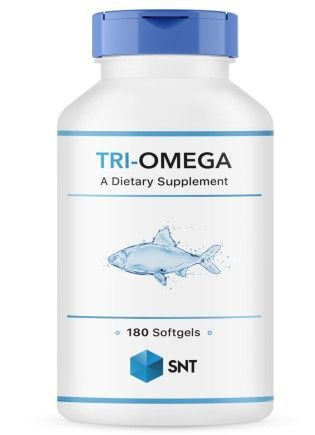 SNT TRI-OMEGA 500/250 Fish oil softgel ТРИ-ОМЕГА Рыбий жир 1470мг для ...