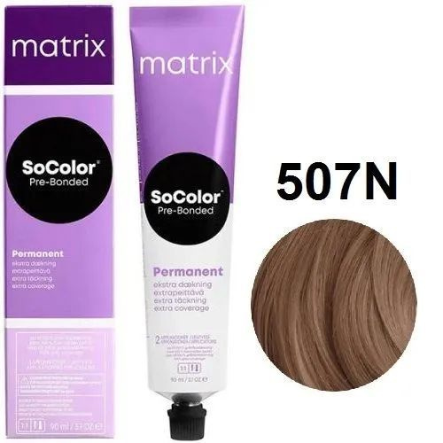 Matrix крем краска для волос 507N блондин 100% покрытие седины 90мл ...