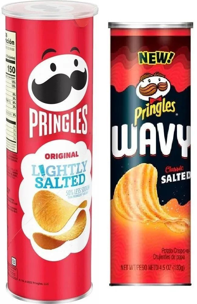 Набор / Картофельные чипсы / (1) Pringles Original Lightly Salted 148г ...