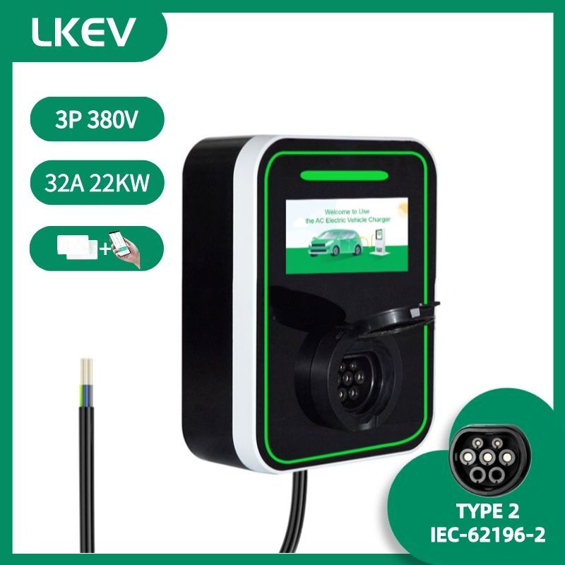 Домашняя настенная зарядная станция переменного тока 22 кВт 32A 3 фазы ...