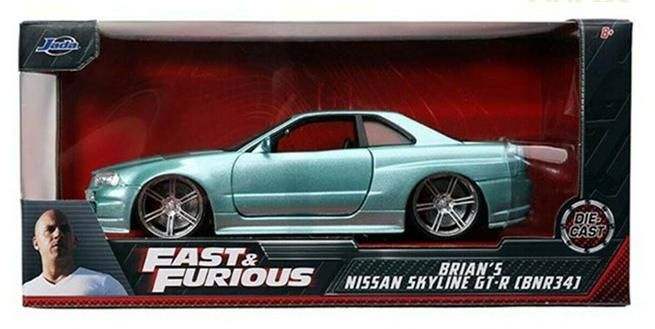Машинка JADA 1:24 Toyota supra Plymouth Nissan skyline gtr R35 350Z ...