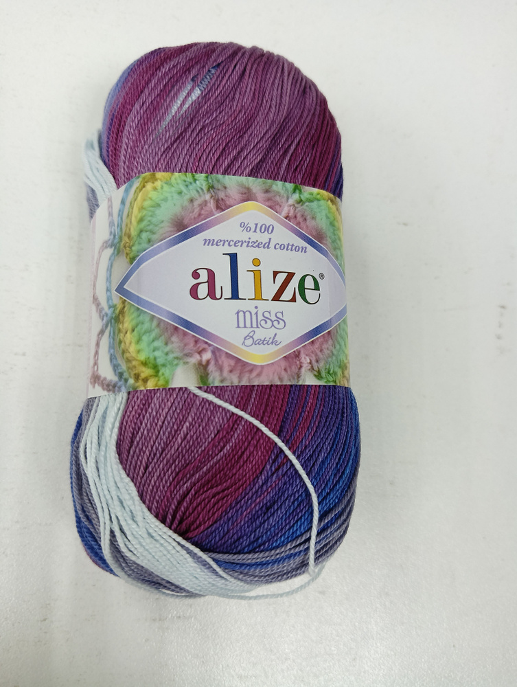 Пряжа Alize miss batik, Ализе мисс батик 3686 - купить с доставкой по ...