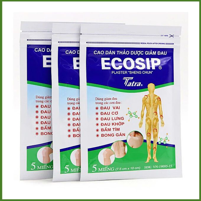 Пластырь обезболивающий Ecosip - купить с доставкой по выгодным ценам в ...