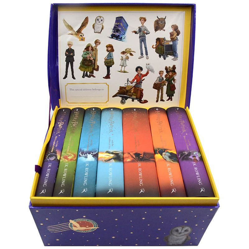 J.K. Rowling Harry Potter Owl Post Box Set Complete Collection ...