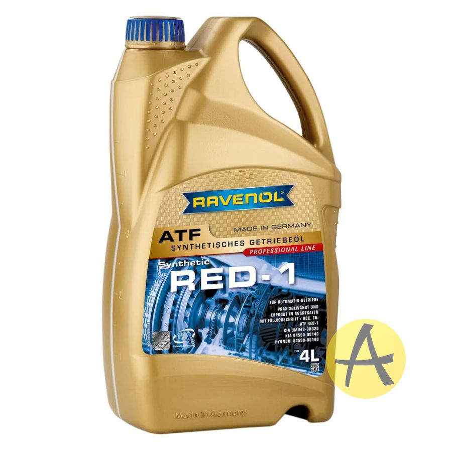 Масло трансмиссионное Ravenol (Германия) ATF RED-1 4л для АКПП KIA ...