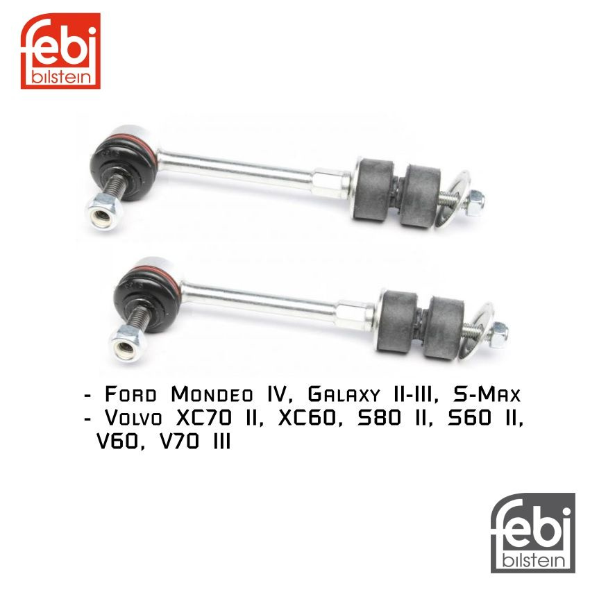 Задние стойки стабилизатора Febi для Ford Mondeo 4 Galaxy S-Max, Volvo ...