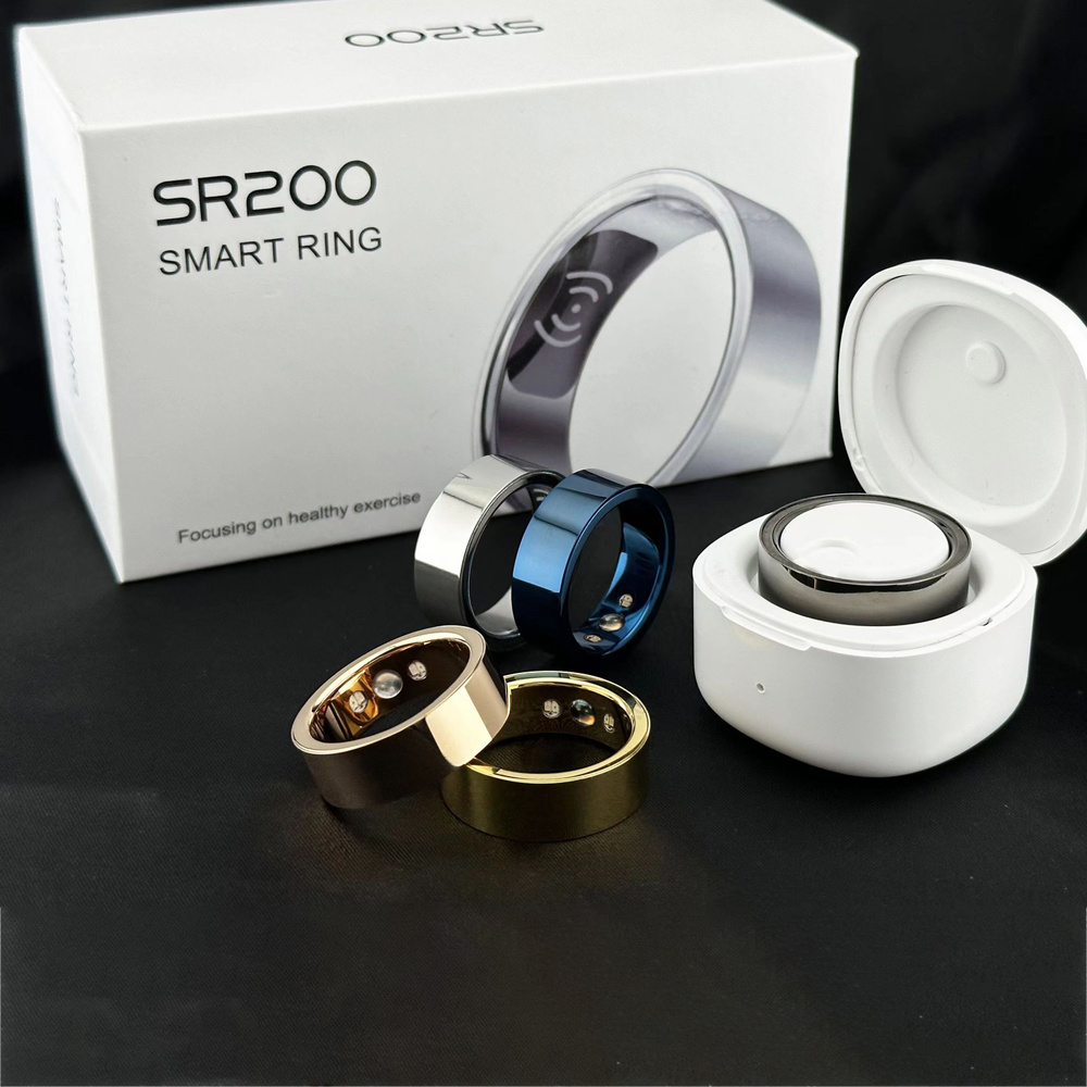 Смарт-кольцо SR200 Bluetooth smart ring Умное кольцо Измеряет частоту ...