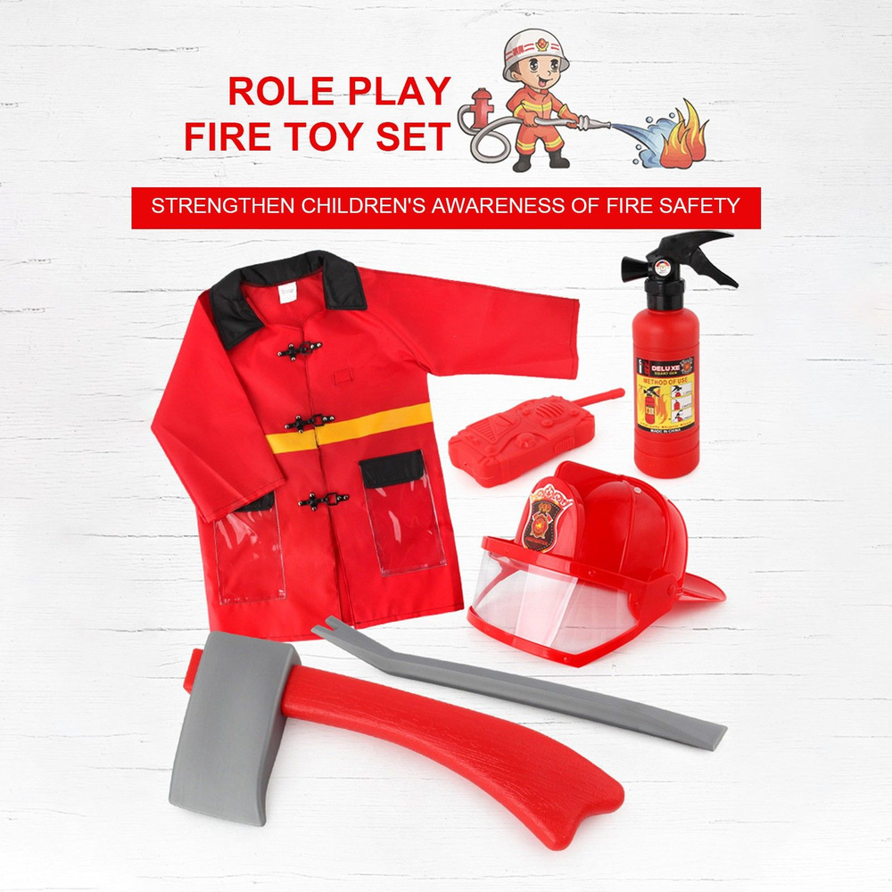 Мультфильм огнетушитель пластиковый пожарный ролевые водные игрушки ...