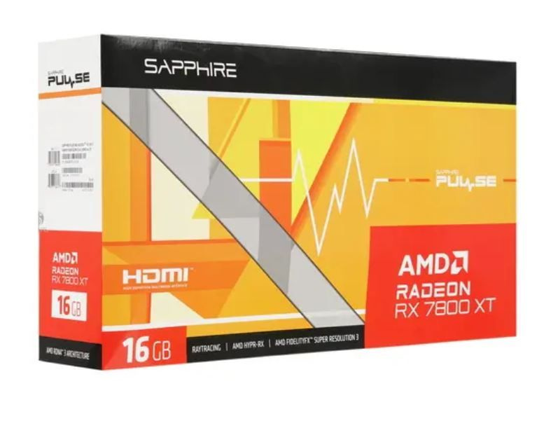 Видеокарта Radeon RX 7800 XT, 16 ГБ GDDR6 - купить по низким ценам в ...