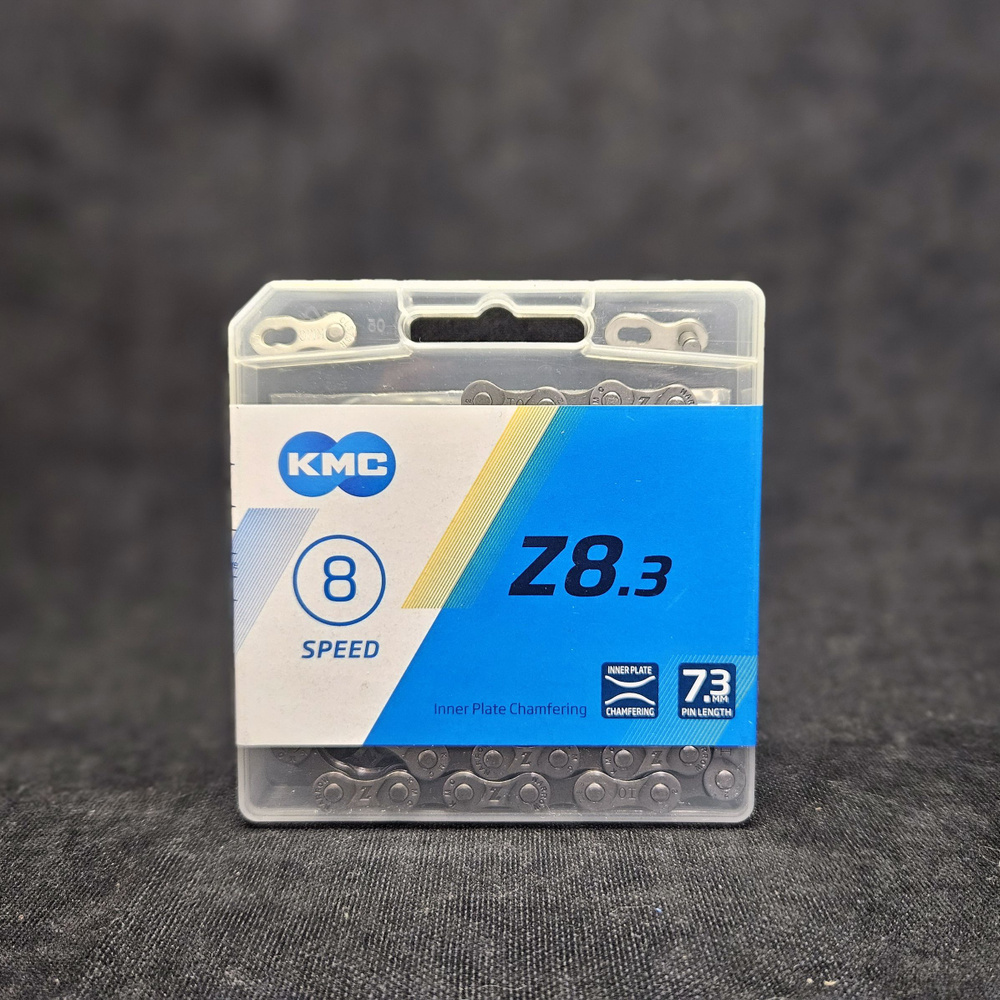 Цепь KMC Z8.3 Gray, 8 ск, 114 / 116 звеньев, с замком MissingLink 8R ...