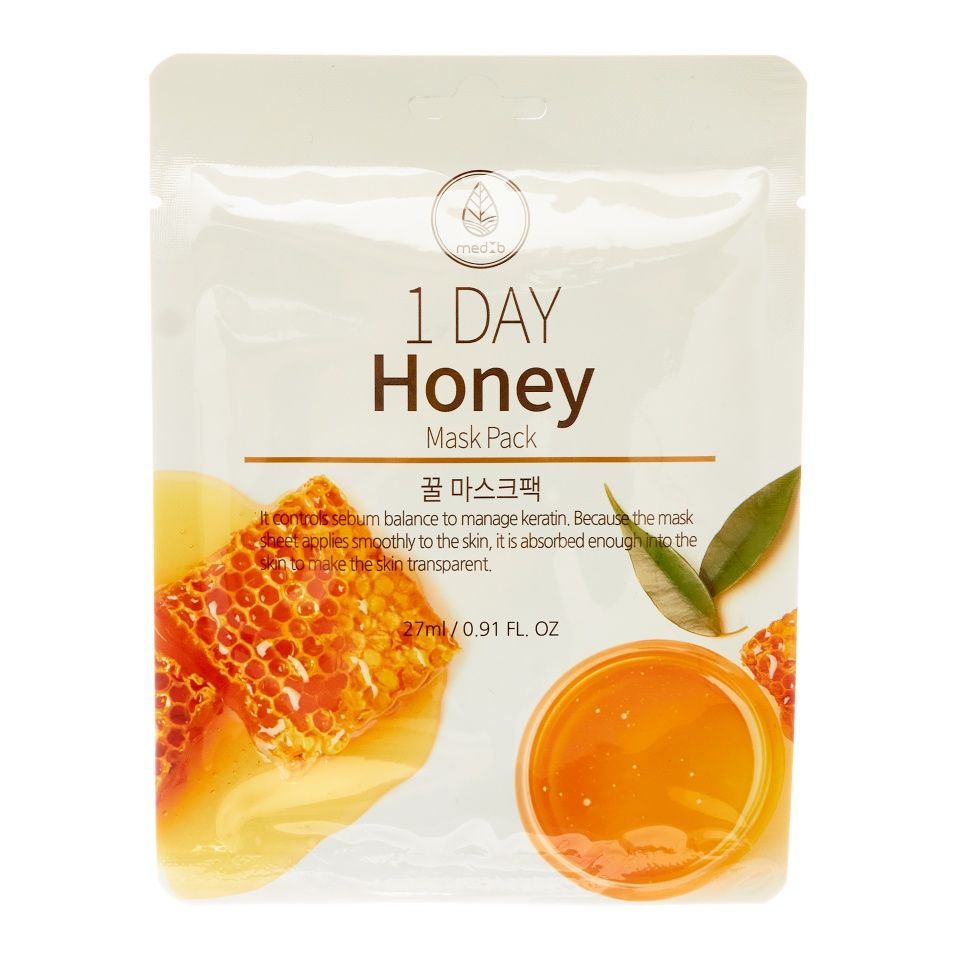 MEDB 1 Day Honey Mask Pack Тканевая маска для лица с мёдом купить на OZON по низкой цене ...