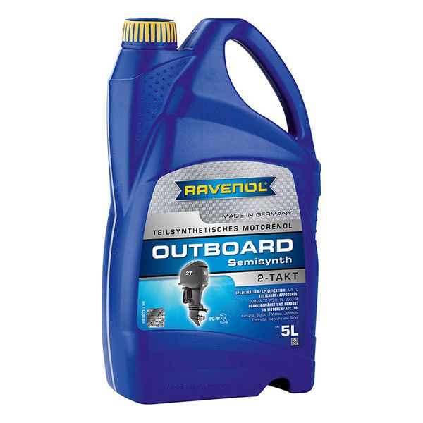 Масло моторное RAVENOL Outboardoel 2T Teilsynth Не подлежит ...