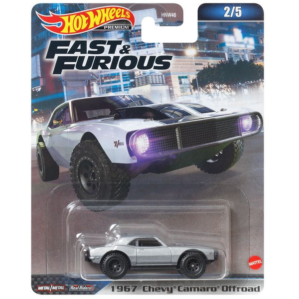 Вопросы и ответы о Машинка коллекционная Hot Wheels Fast and Furious 1967 Chevy Camaro Offroad ...