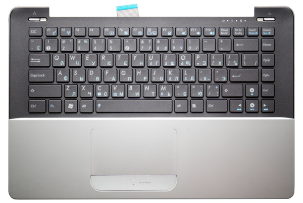 Клавиатура для ноутбука Asus UX30, UX30S черная, верхняя панель в сборе ...