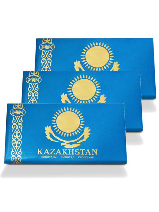 Молочный шоколад КАЗАХСТАН 300 г 3 шт РАХАТ Казахстанский - купить с ...