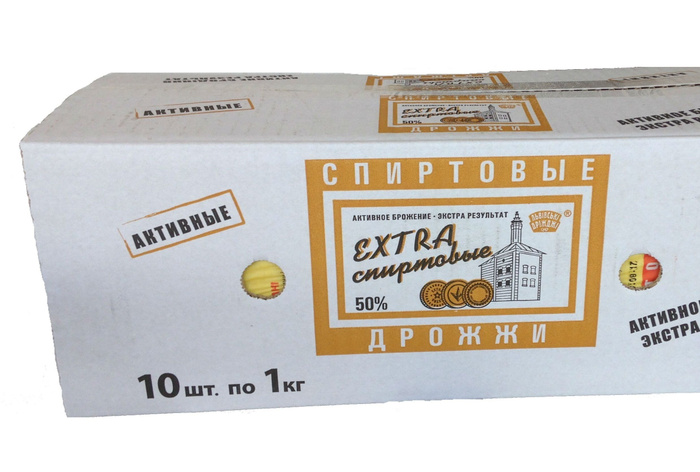 Дрожжи спиртовые прессованные Экстра-10шт. по 1кг - купить с доставкой ...