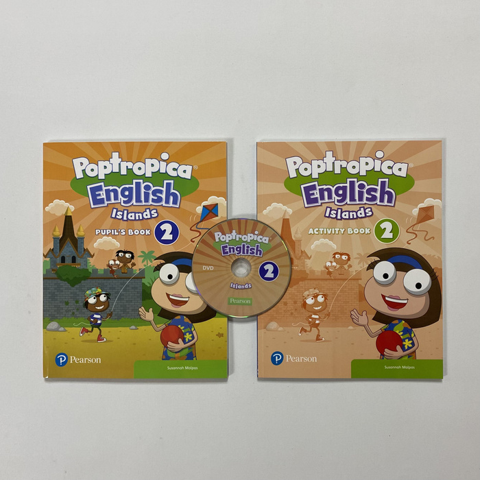 Poptropica English Island 2, Pupil's Book, Activity Book + CD (учебник ...