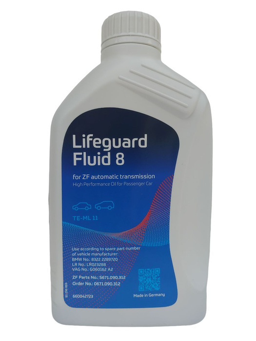 Масло ZF Lifeguard Fluid 8 в АКПП zf 8hp Германия - купить по выгодной ...