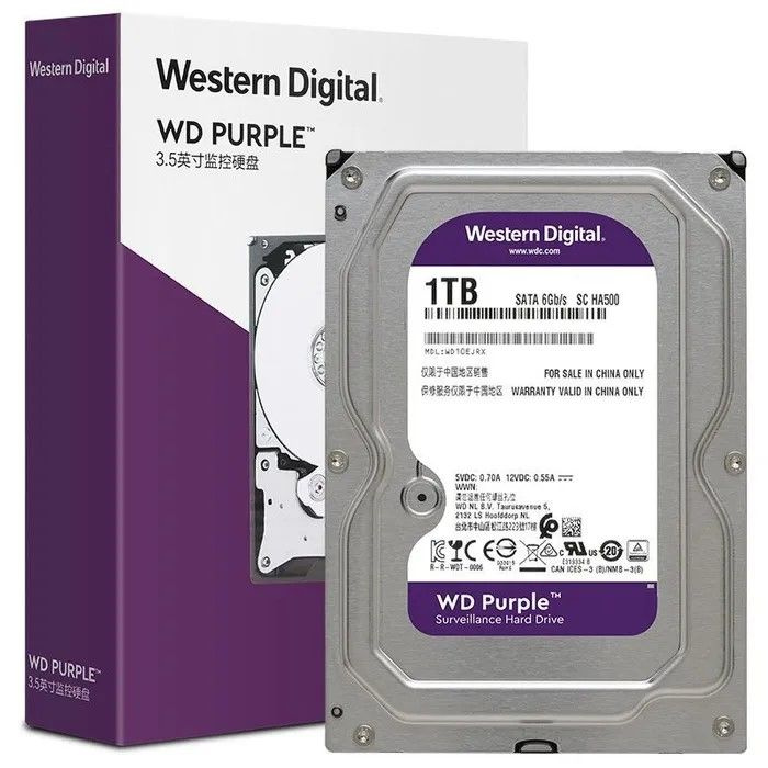 6 ТБ Внутренний жесткий диск Western Digital WD Purple (WD11PURZ ...