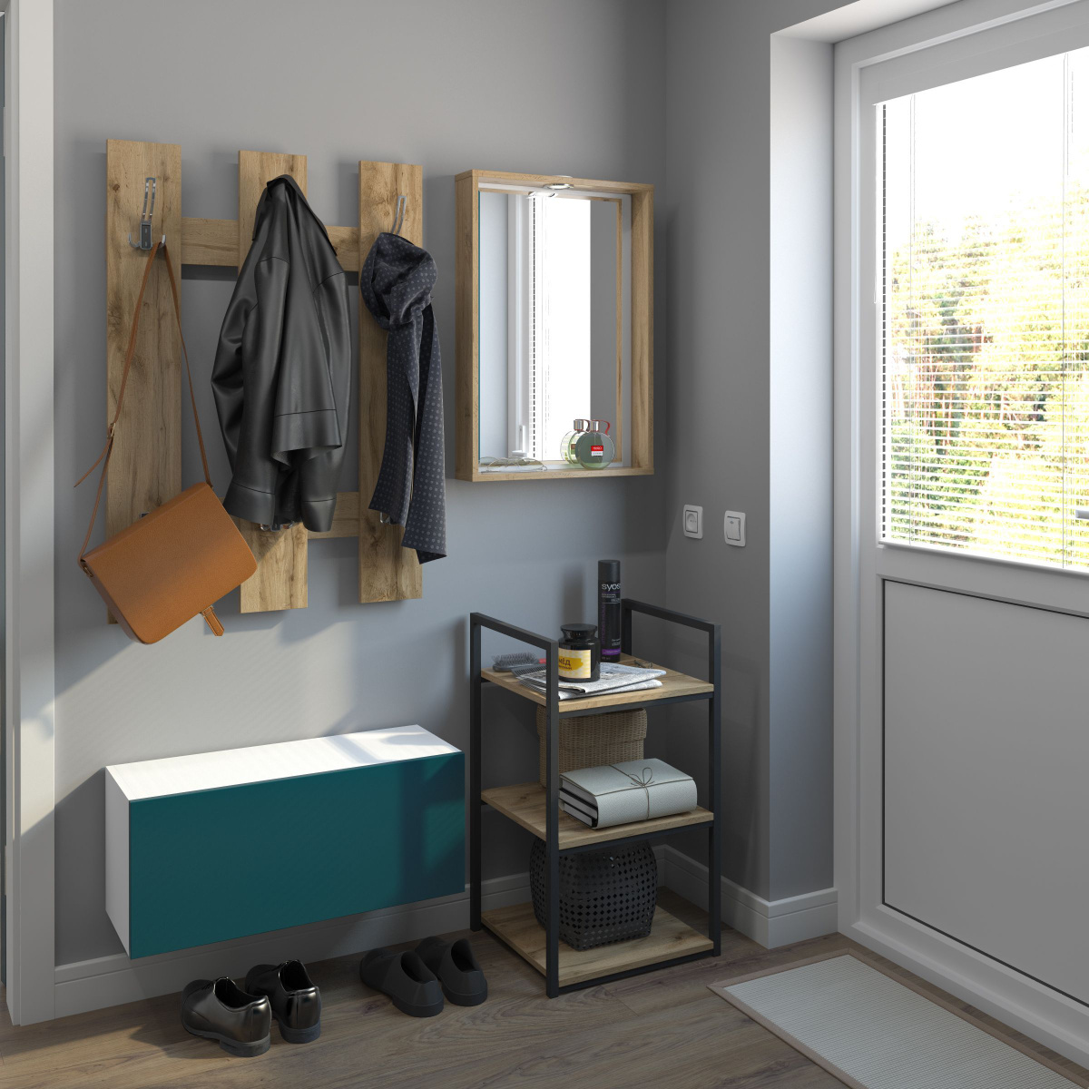 Стеллаж напольный металлический Kaksa "Лорд" 750х440мм, для дома и дачи ...