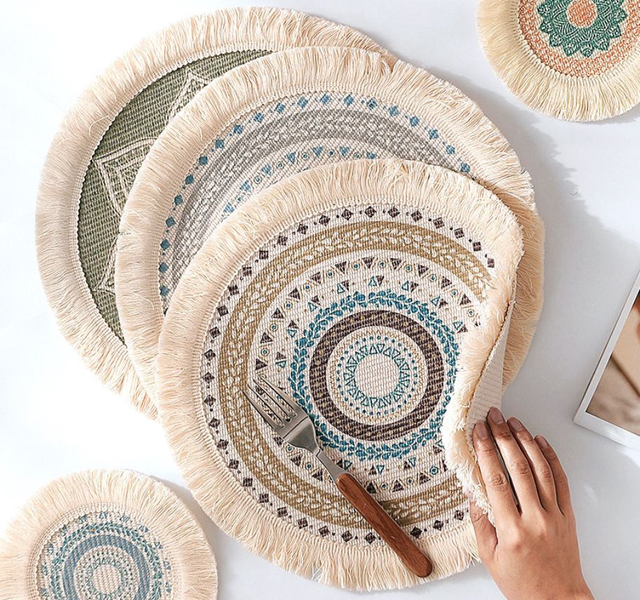 Салфетки для сервировки стола набор 2 штуки плейсматы сервировочные ...