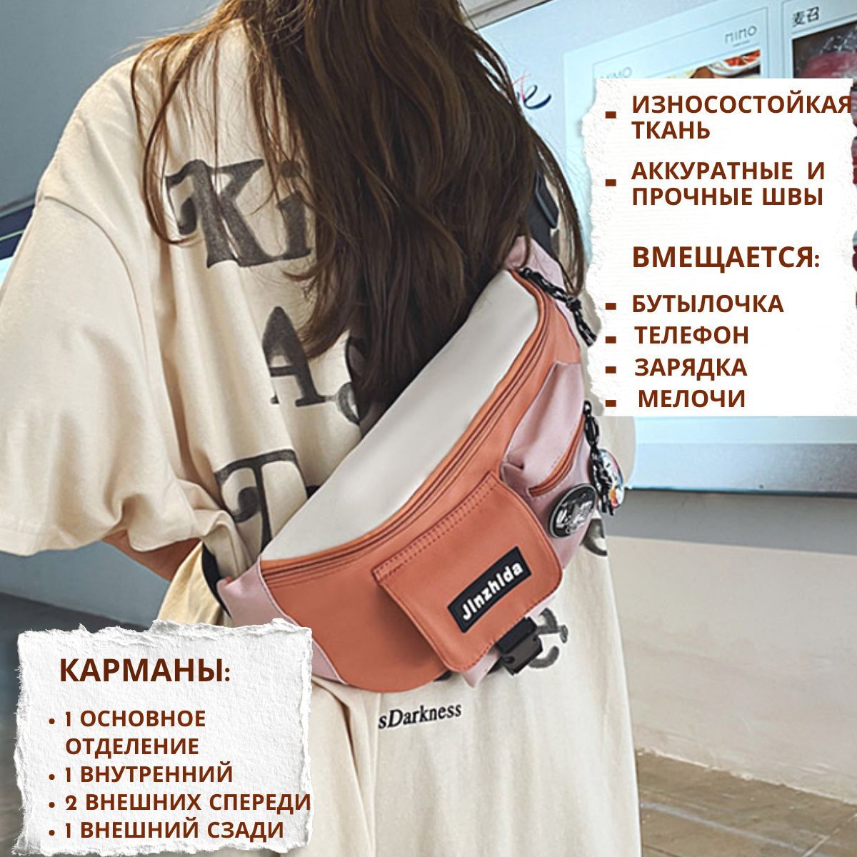 Сумка бананка через плечо женская, Сумка кросс-боди мужская на плечо ...