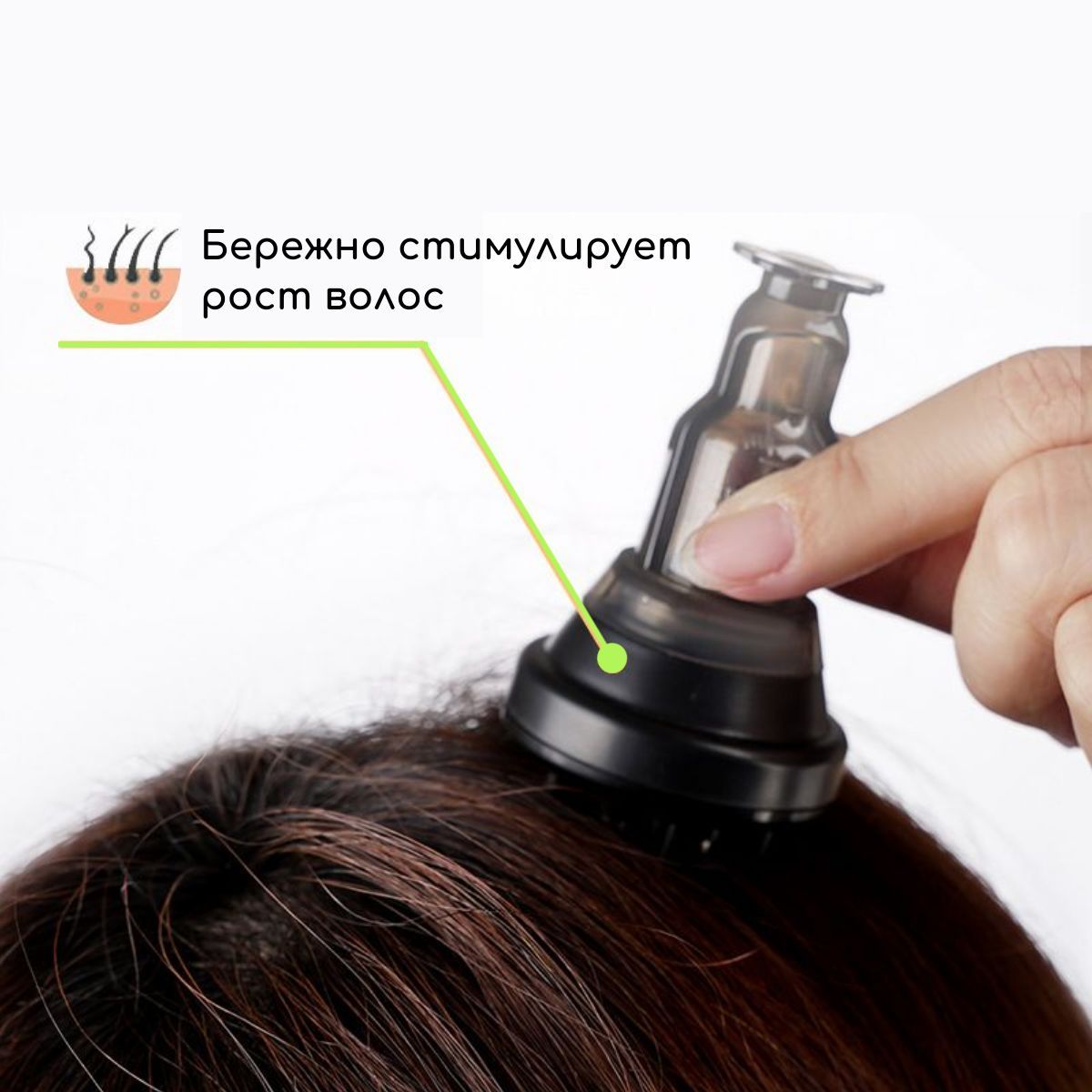 Портативная массажная лечебная расческа для масел, Аппликатор Массажер ...