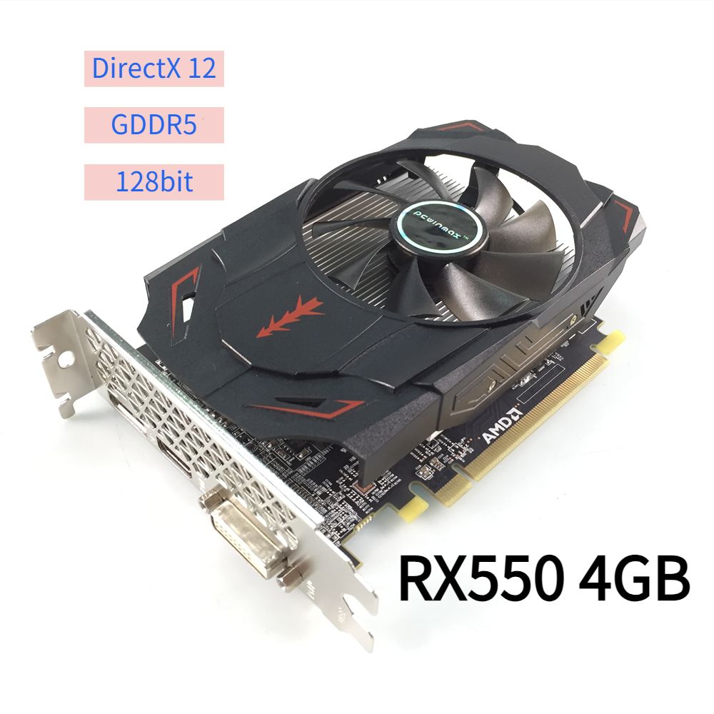 Видеокарта Radeon RX 550, 8 ГБ GDDR5 - купить по низким ценам в ...