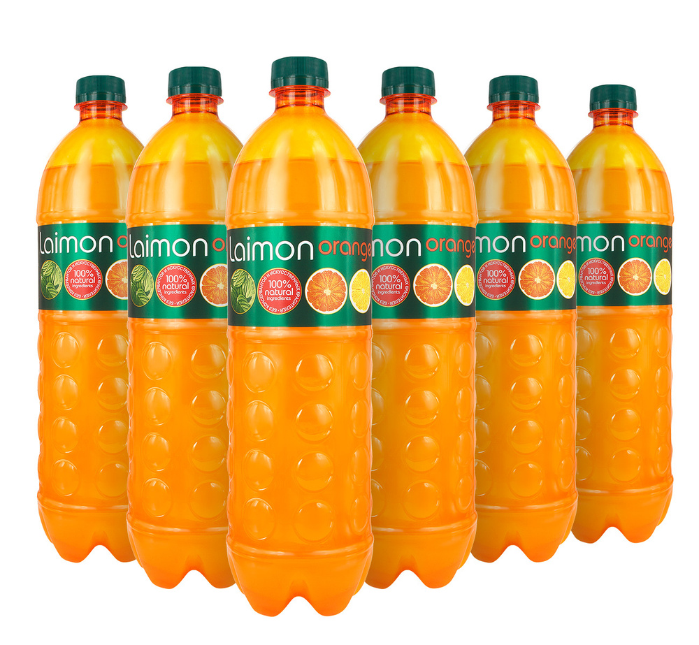 Laimon Orange газированный напиток 1 л. х 12 шт. - купить с доставкой ...
