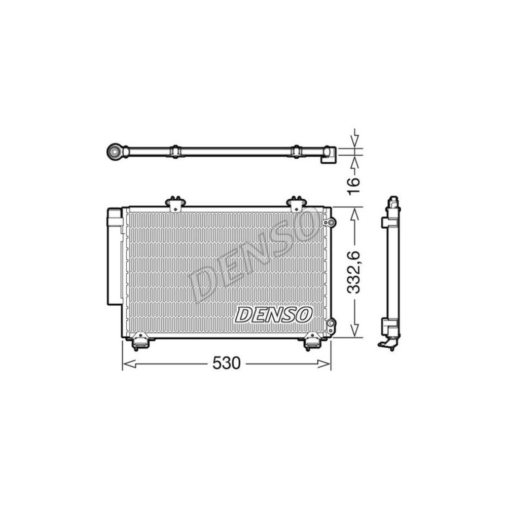 DENSO DCN50060 Радиатор кондиционера - DENSO арт. DCN50060 - купить по ...
