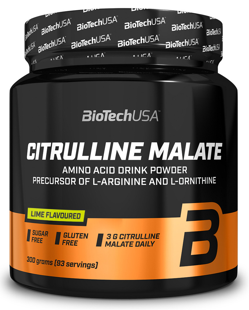 Цитруллина малат BiotechUSA Citrulline Malate 300 г лайм - купить с ...