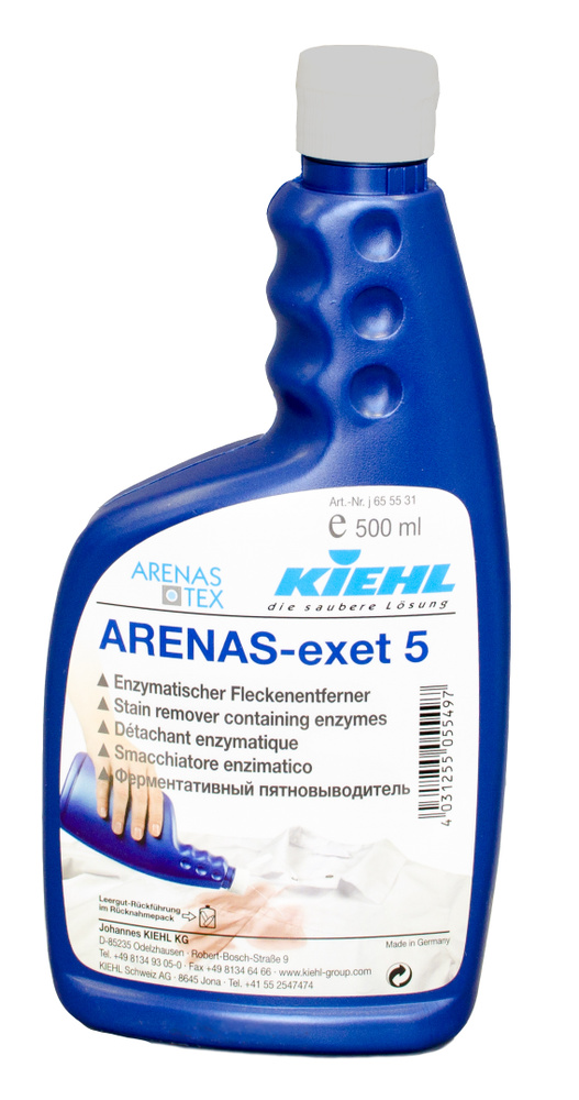 Пятновыводитель от крови и биологических пятен ARENAS-exet 5 Kiehl, 500 ...