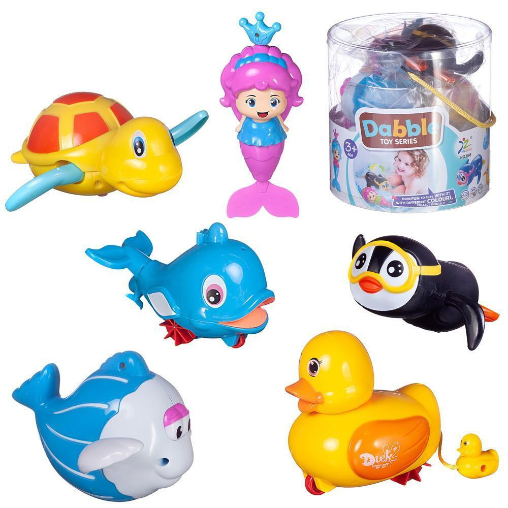 Игровой набор Junfa заводные игрушки для ванной 6 фигурок в тубе - купить с доставкой по ...