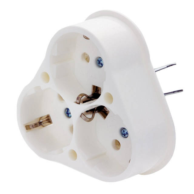 розетка NE-AD Murat 3 гнезда с/з для скрытой установки 16A 250В IP20 ...