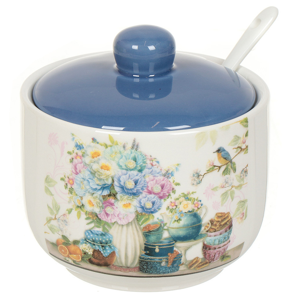 Сахарница 500 мл, доломит, с ложкой, Daniks, Патрицио, HC293-P94 купить на OZON по низкой цене ...